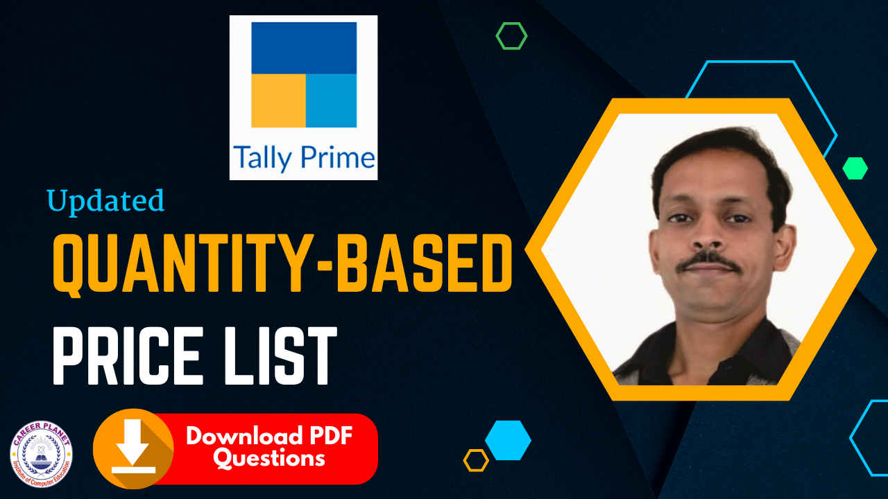 Quantity-Based Price List for Multiple Stock Items in Tally Prime